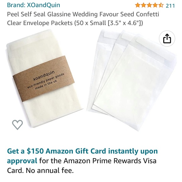 Party Supplies | 32 Clear Envelope Packets | Poshmark